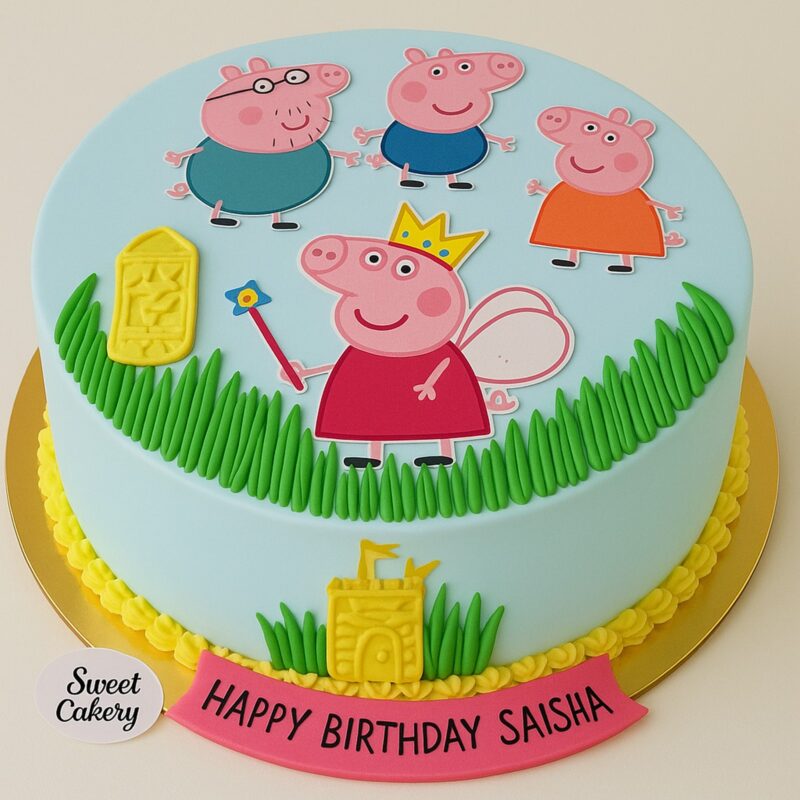 Peppa Pig Birthday Cake - Sweet Cakery