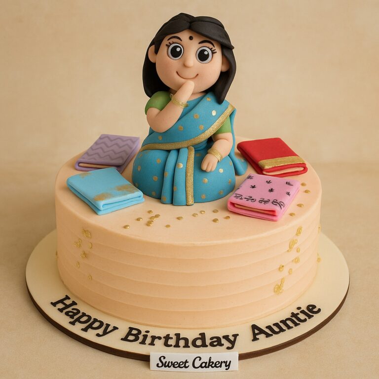 Saree lover birthday cake for women - Sweet Cakery